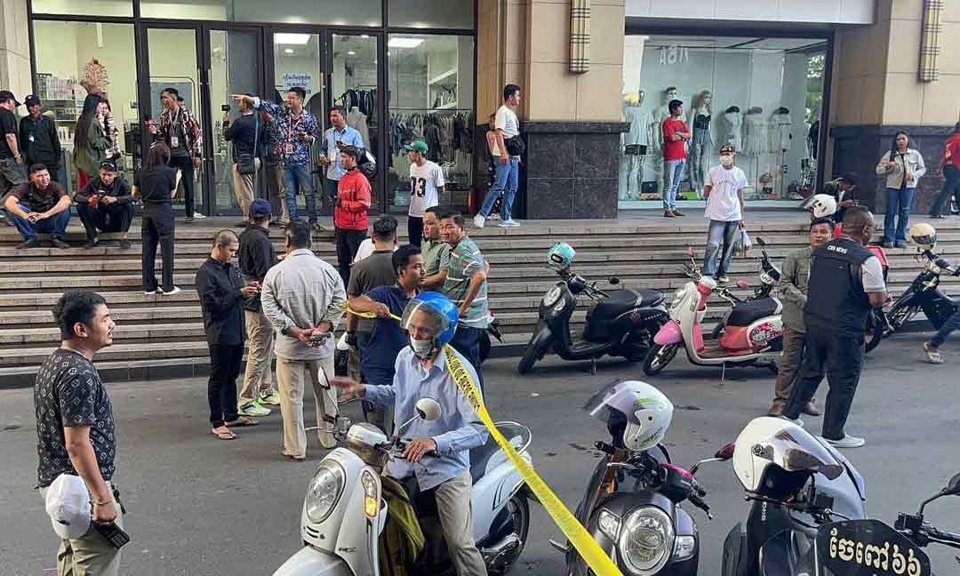 Update ៖ ករណីនារីម្នាក់ ធ្លាក់ពីលើអគារនៅខណ្ឌចំការមន