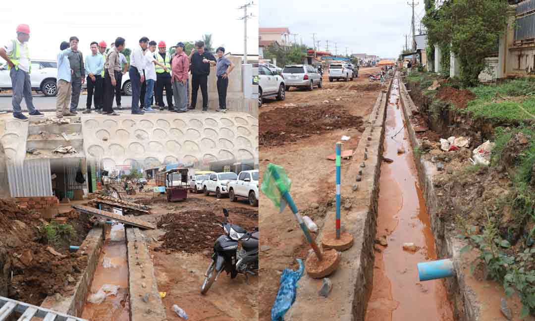 មន្ត្រីជំនាញដោះស្រាយបញ្ហាប្រឈមមួយចំនួនលើកំណាត់ផ្លូវជាតិលេខ ៧ ស្គន់-កំពង់ចាម